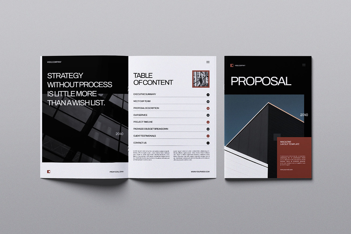 Proposal Magazine Template, a Magazine Template by Portocraft ...