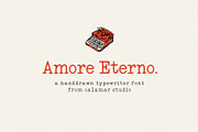 Amore Eterno Typewriter Font