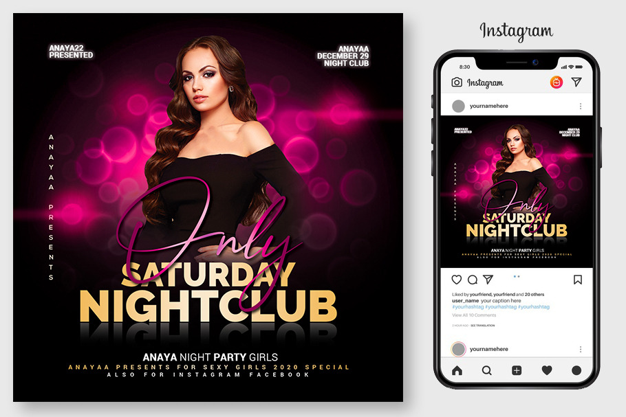 3 Party Flyers Bundle, a Flyer Template by graphicforest