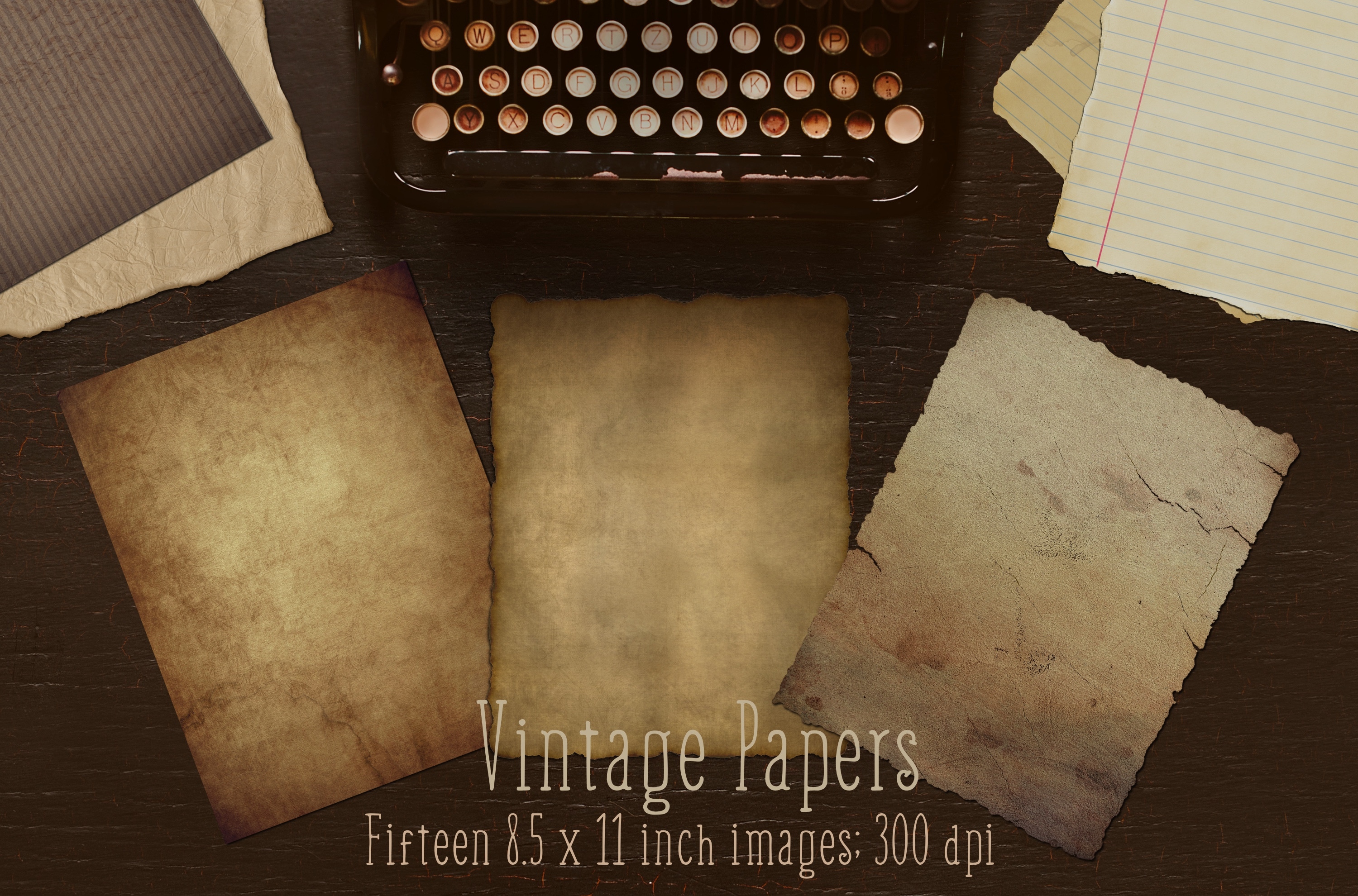 Vintage paper textures, a Texture Graphic by Paper Farms