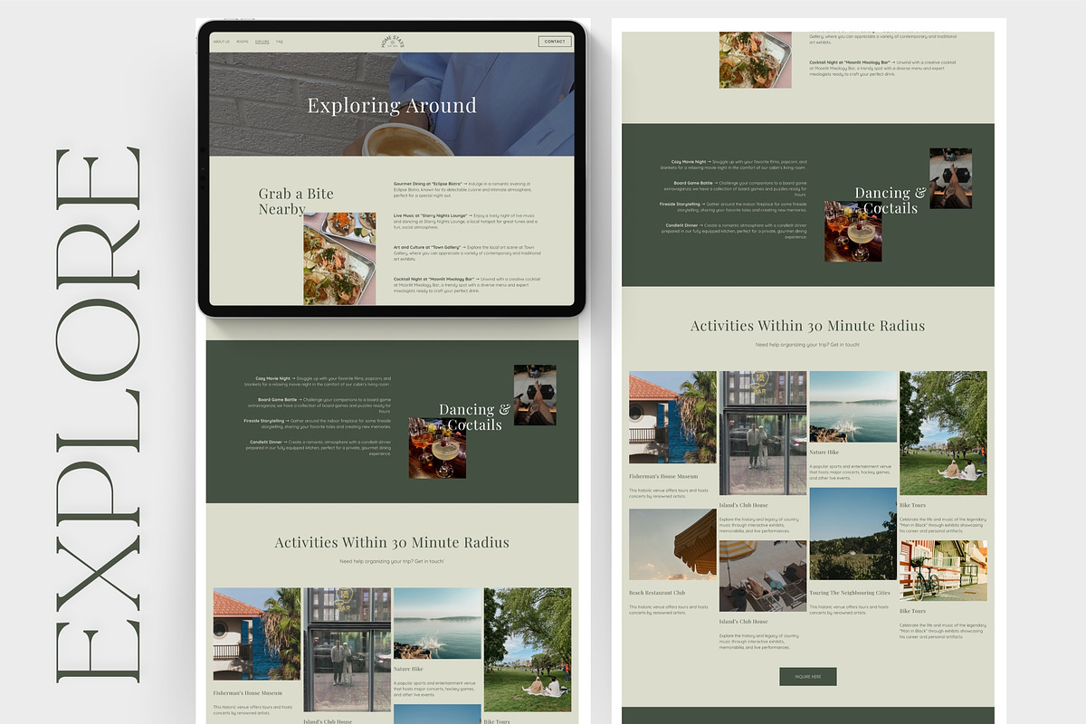 Airbnb Website Squarespace Template, a Squarespace Template by Story Native