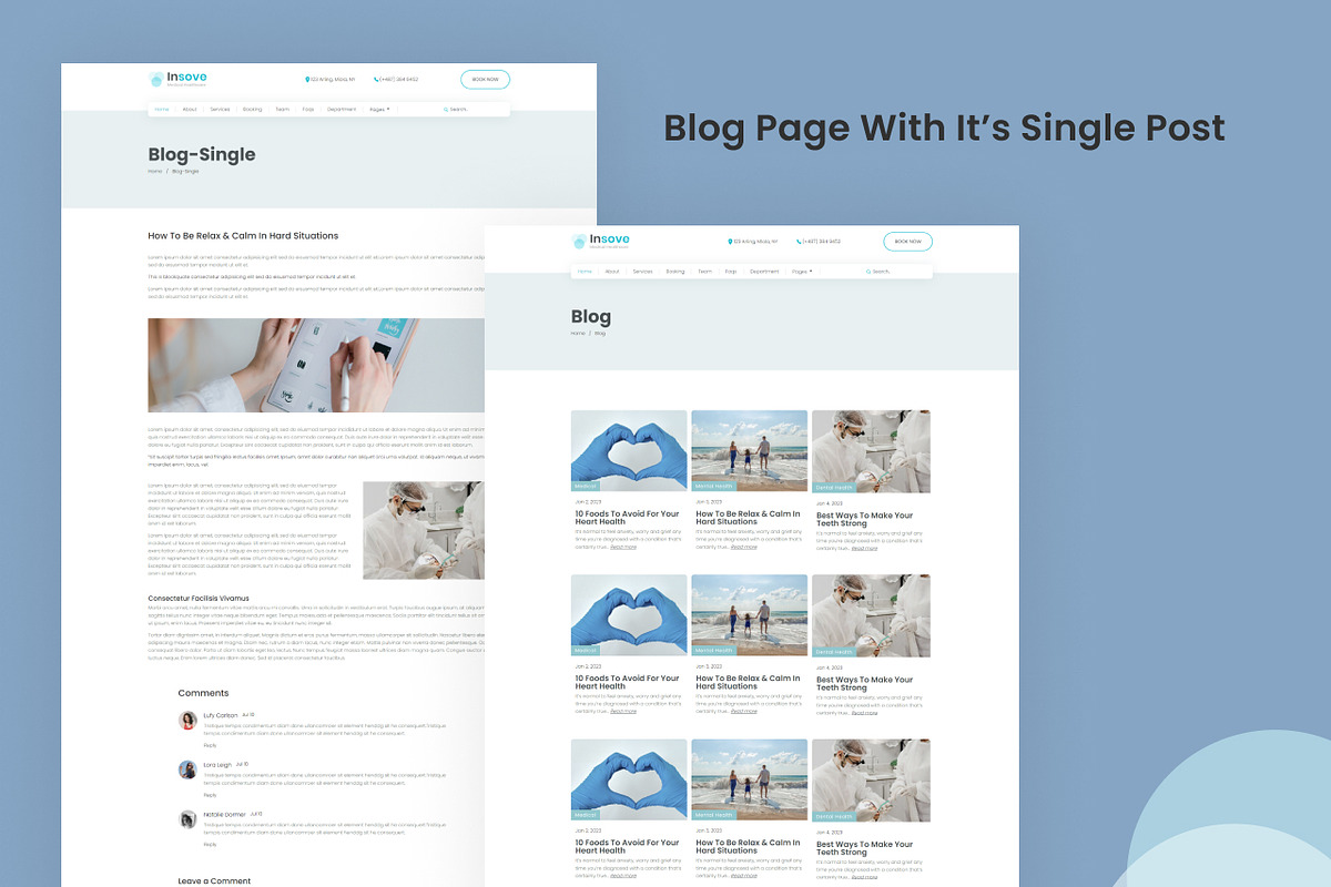 Medical Health Care Website Template | canvas template healthcare ...