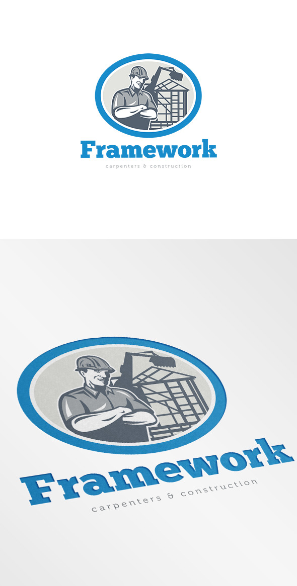 Framework Carpenters and Constructio, a Branding & Logo Template by ...