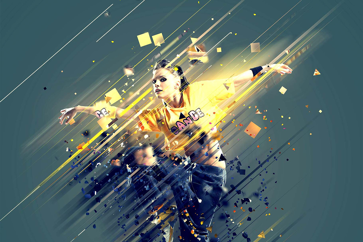 Mirror Dispersion Photoshop Action