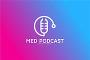 Medical Health Podcast Logo Template, a Branding & Logo Template by ...