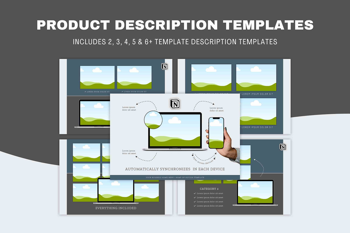 Notion Listing Mockup Canva Template, a Product Mockup by Designs by ...
