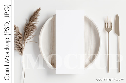 Menu Mockup | Print Templates ~ Creative Market