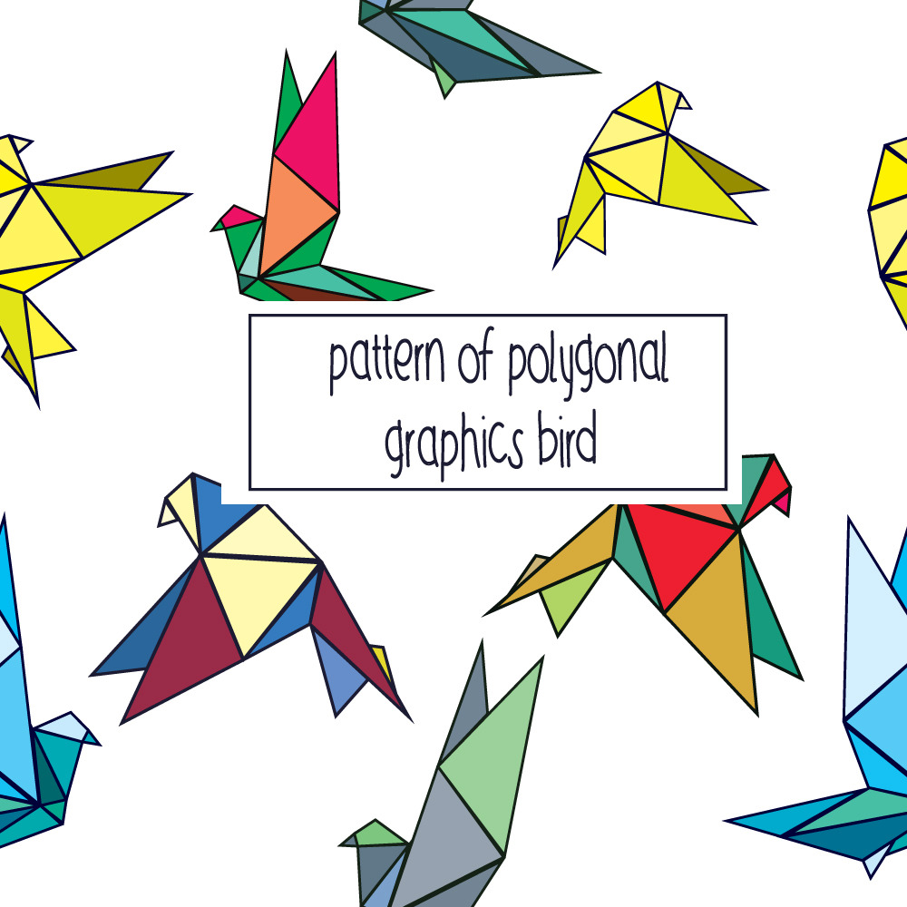 seamles pattern graphics bird, a Pattern Graphic by Illustration studio