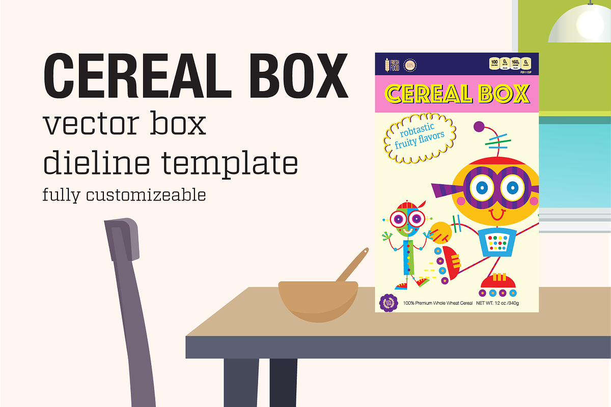 Cereal Box, a Templates & Theme by annford