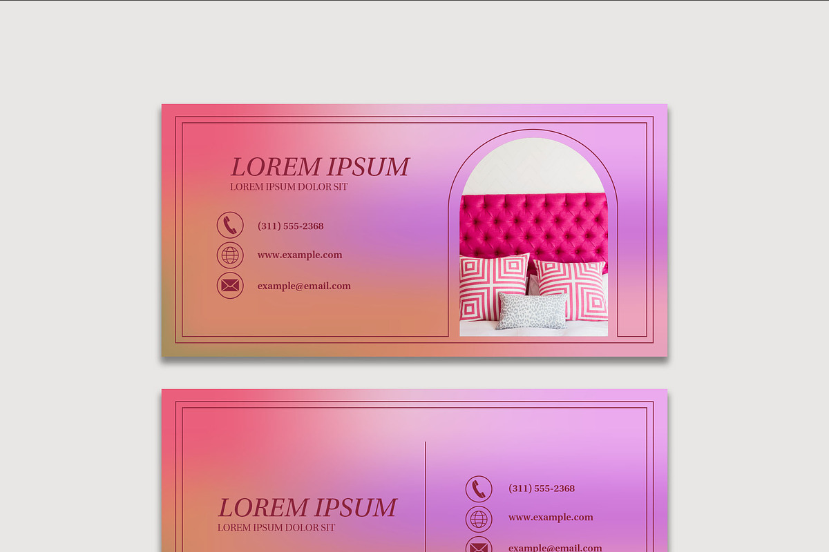 Pink Email Signature, a Templates & Theme by wavebreak