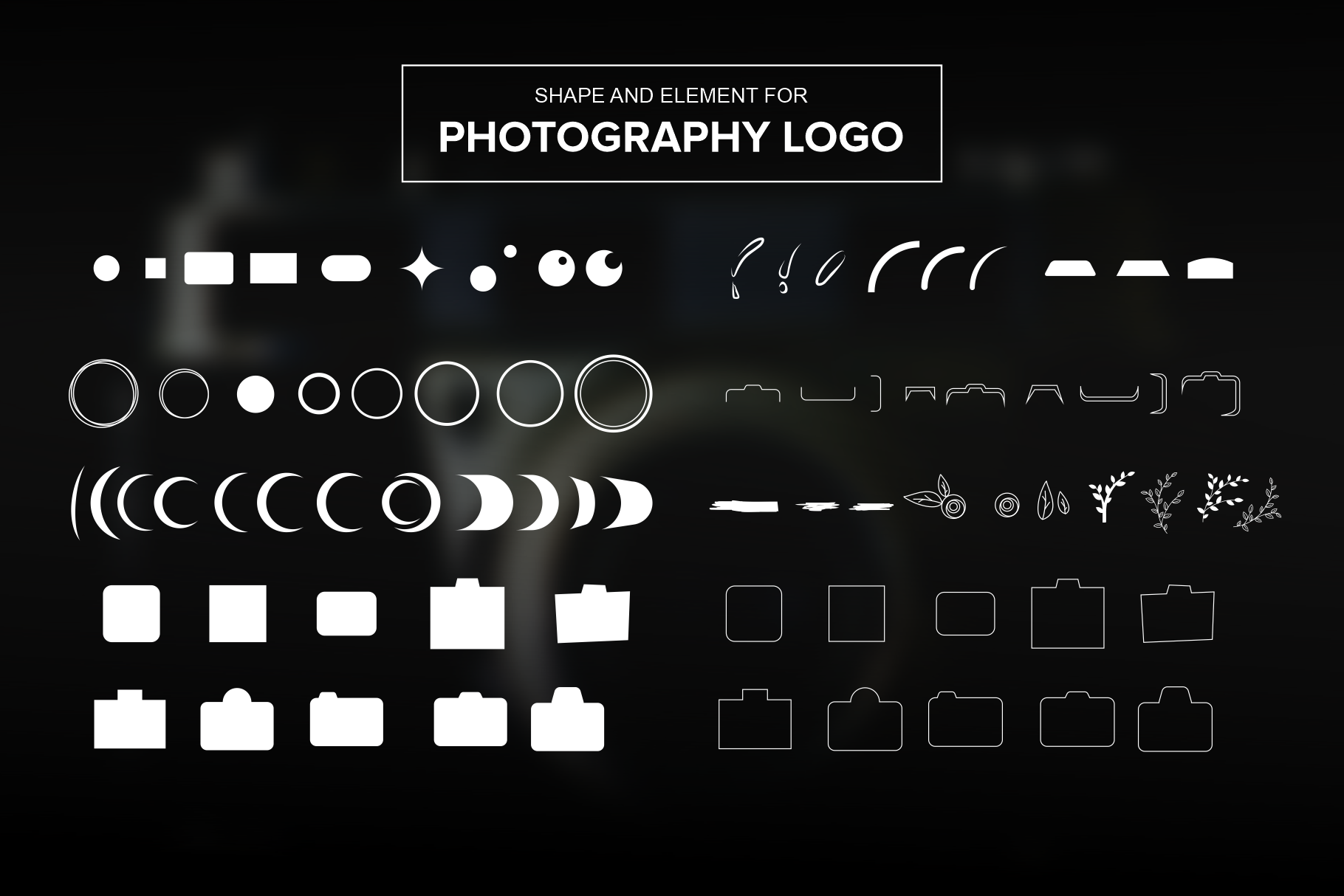 Camera Shape for Photography logo, a Shape Add-On by Akdesain
