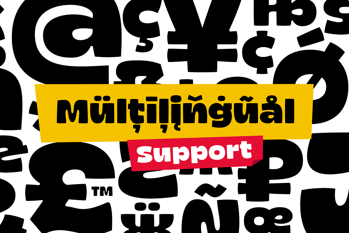 Choowee Typeface, a Font by TypeMate