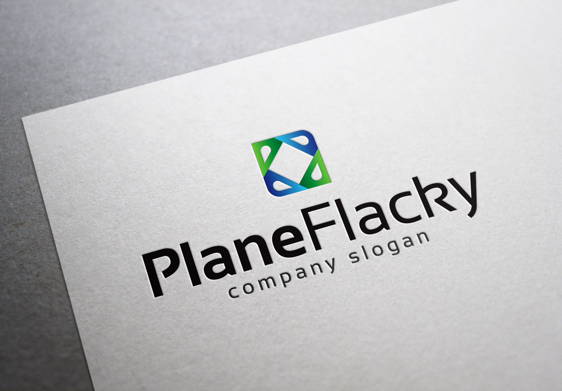 Plane Flacky Logo, a Branding & Logo Template by EmilGuseinov
