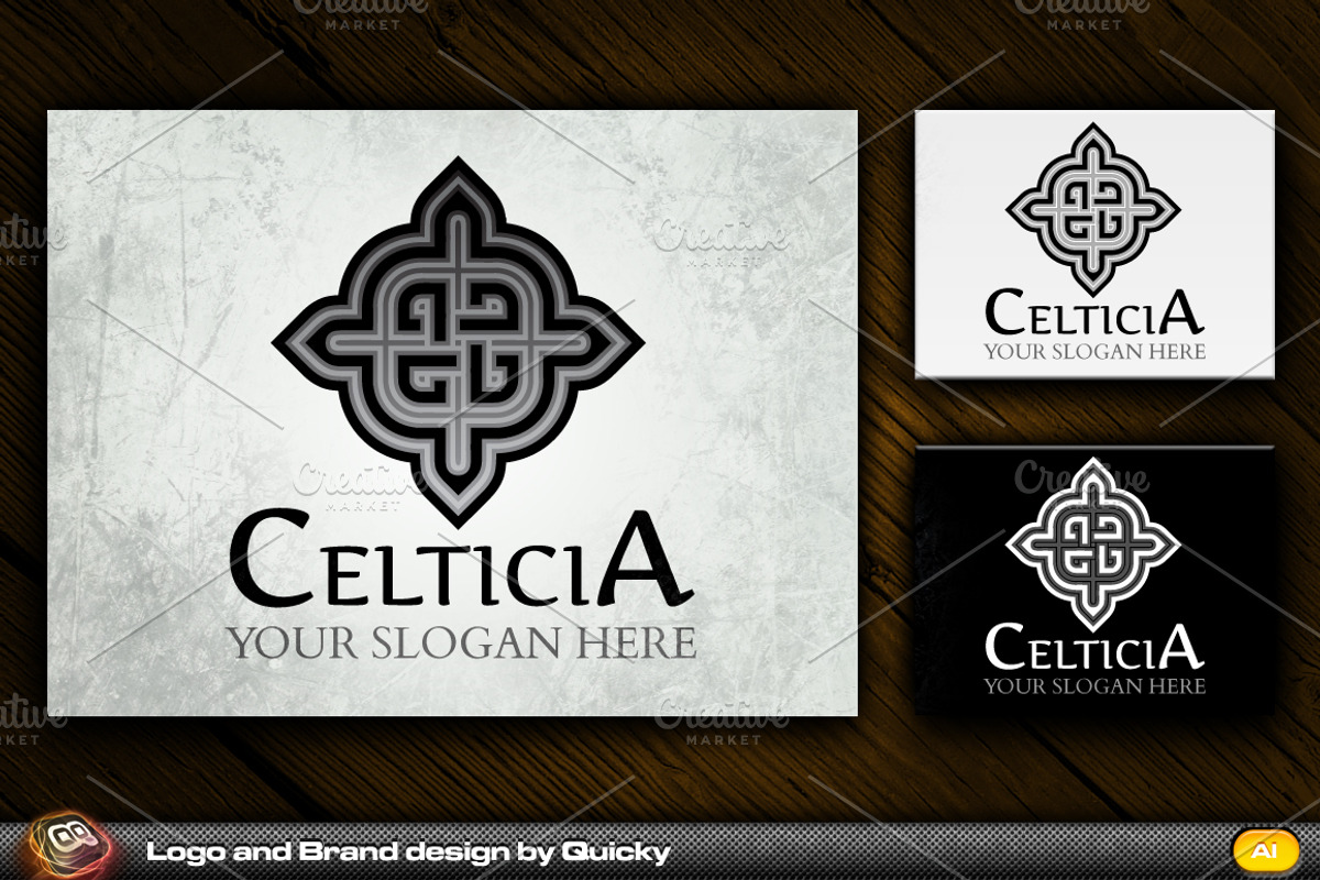 Celticia, a Branding & Logo Template by quicky