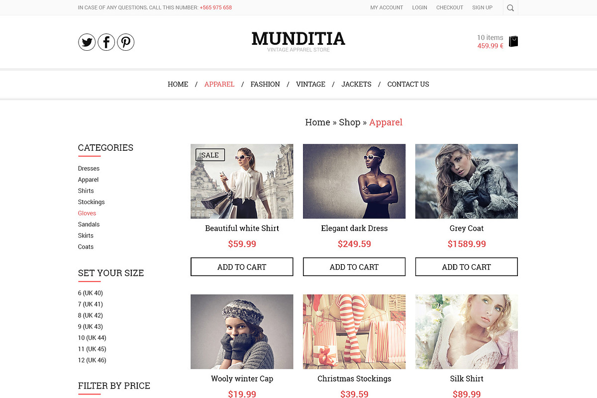 Munditia - Ecommerce PSD Template, a Websites & App Template by ...