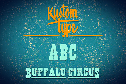 Buffalo Western Font, a Serif Font by Kustomtype