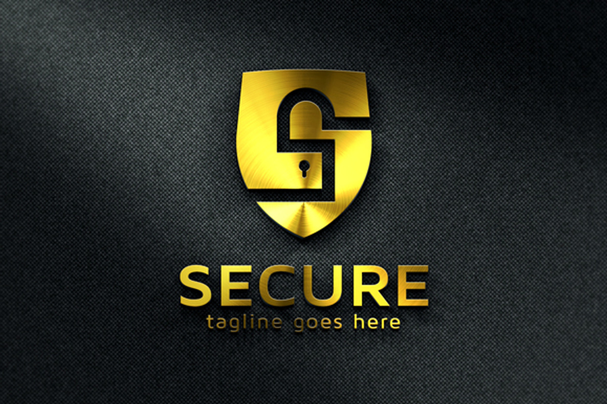 Letter S Logo - Secure Logo, a Branding & Logo Template by gunaonedesign