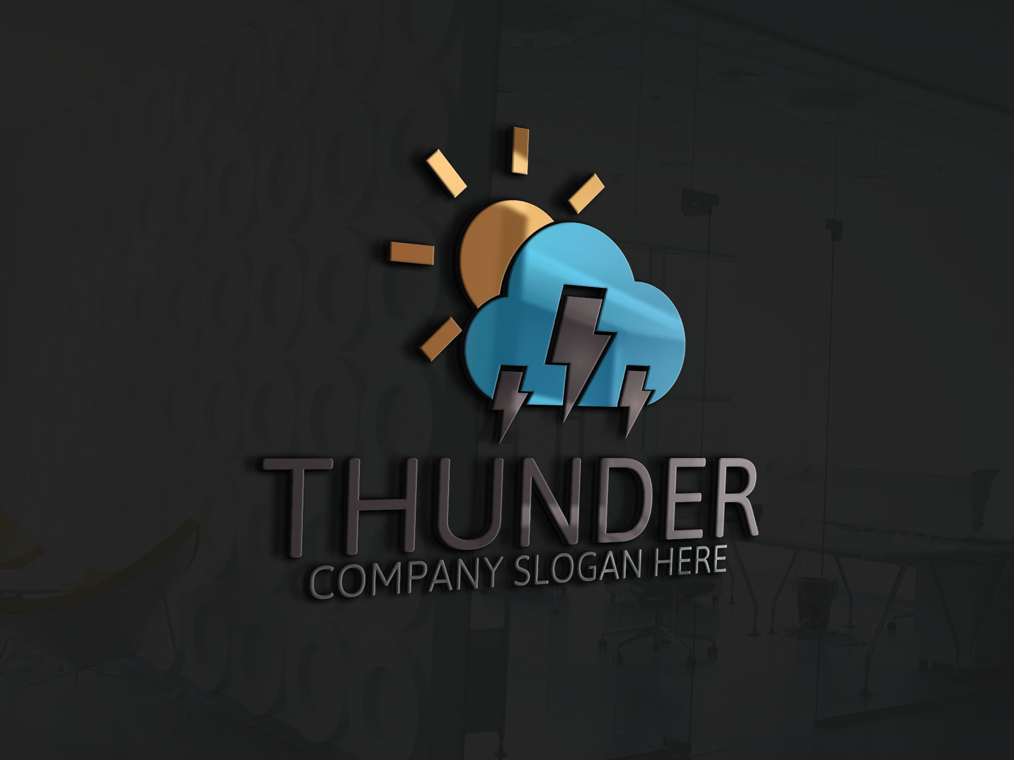 Thunder Logo, a Branding & Logo Template by Josuf Media