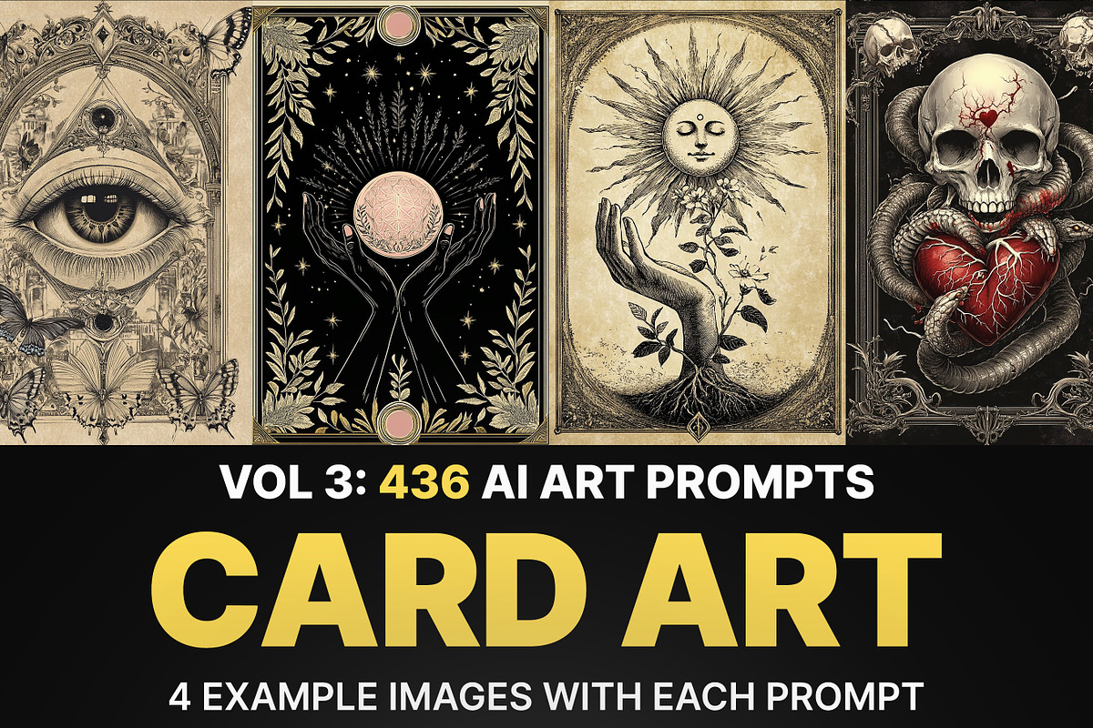 436 Prompts For Card Art Vol: 3, an Illustration by Sevenstyles