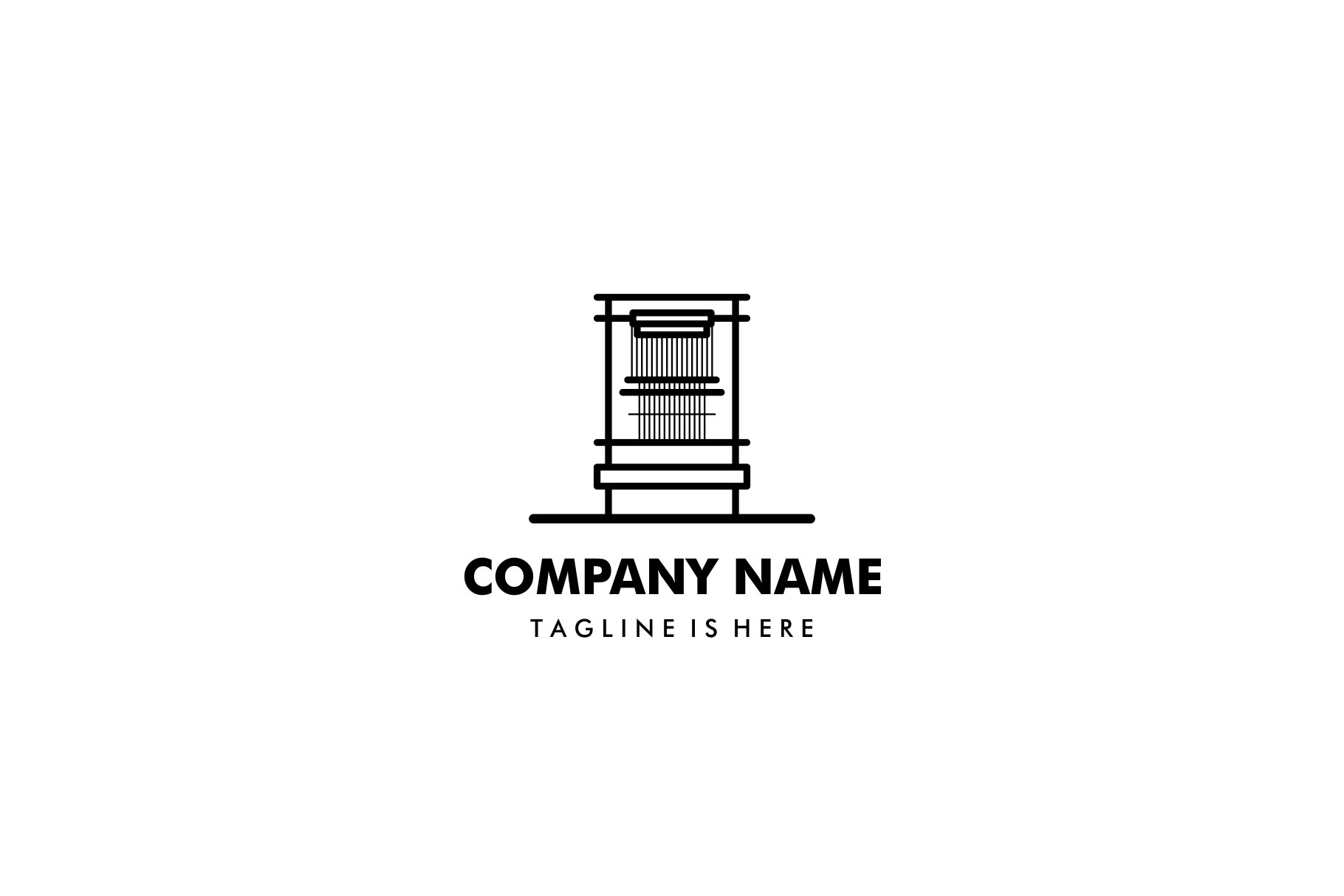 mill loom weaving tufting logo, a Branding & Logo Template by VSTRD ...