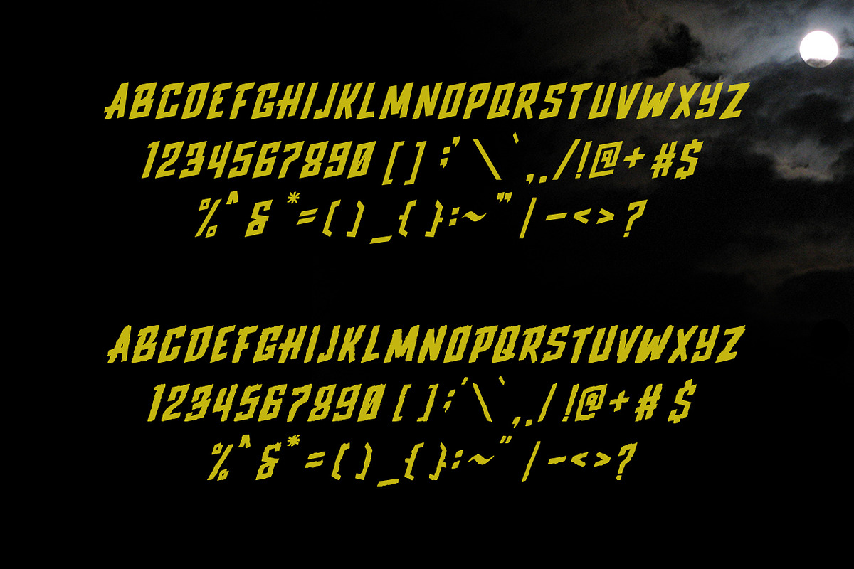 Upjohn Halloween Brush horror font, a Script Font by Konstantine Studio