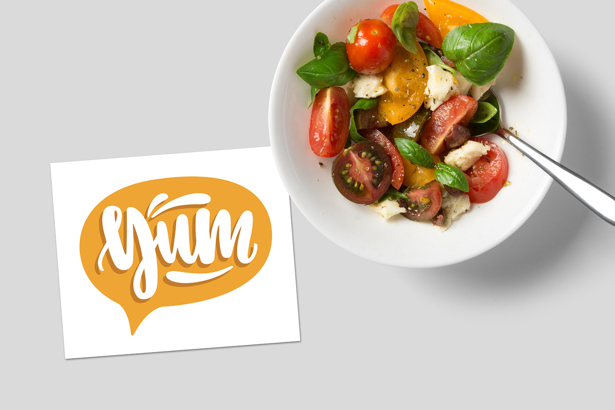 Yummy lettering, a Decorative Illustration by Good Studio | Creative Market