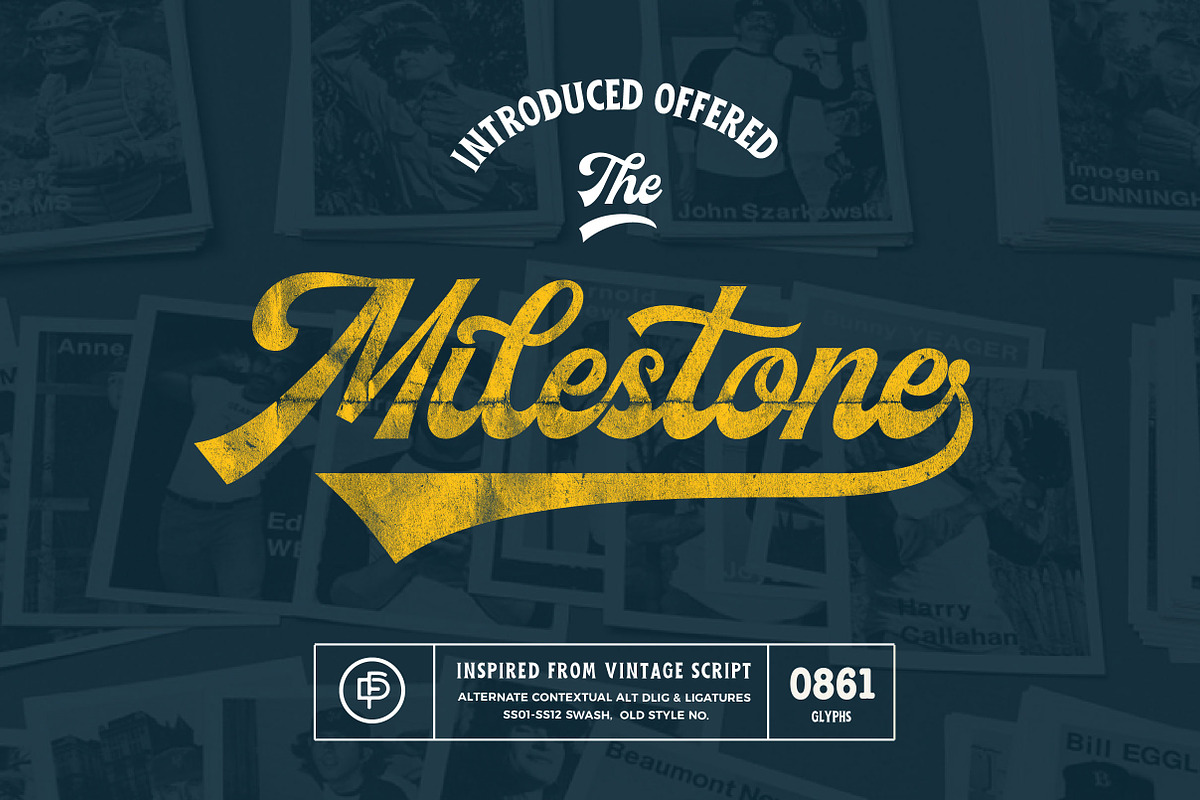 Milestone Vintage Typeface