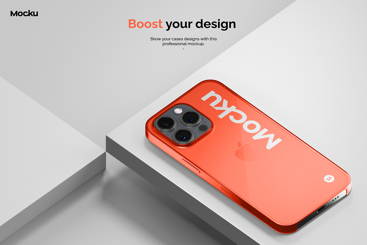 Iphone 14 Pro - Transparent Cases, an iPhone Mockup by Mocku