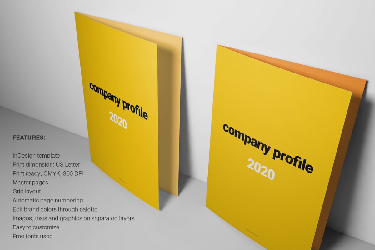 Yellow Brochure Layout, a Brochure Template by Boris Cupac