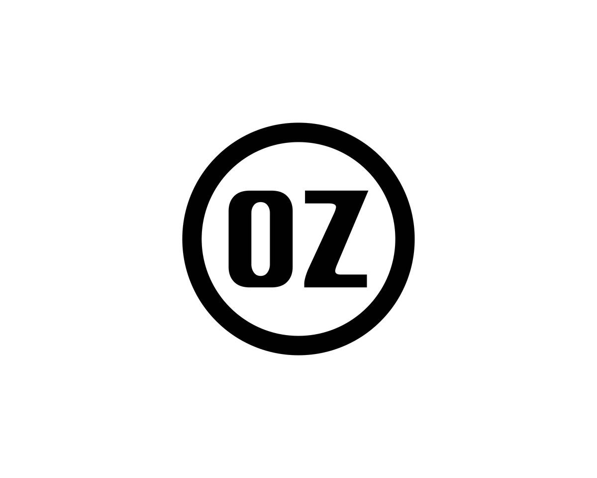 OZ logo design vector template, a Branding & Logo Template by xcoolee