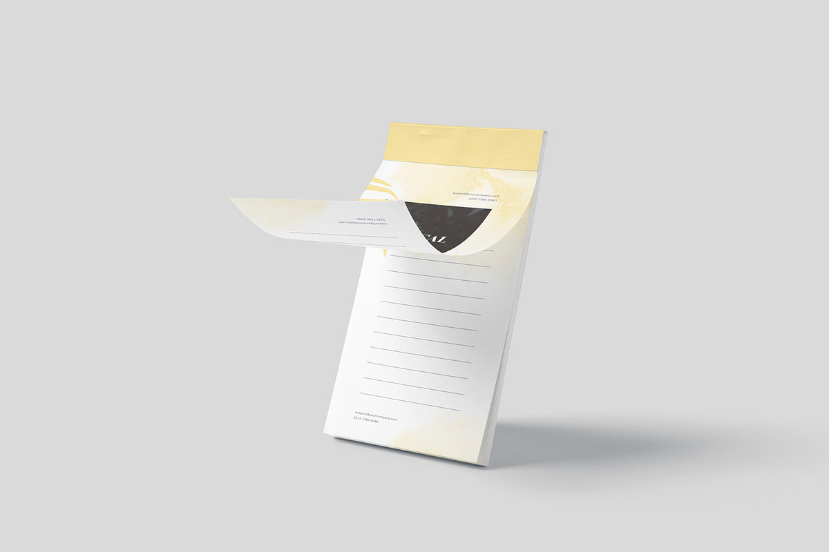 Memo Pad Mockups, a Product Mockup by GfxFoundry
