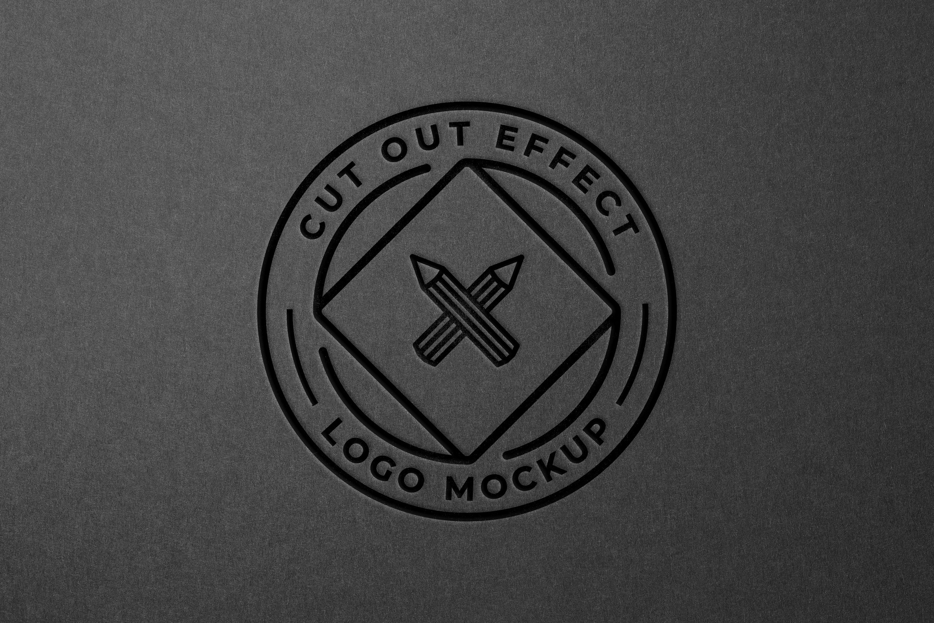 Paper Cut Out Logo Mockup, a Product Mockup by Design Squad
