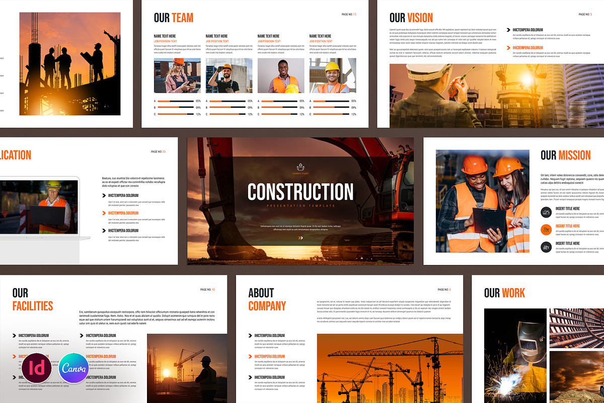 Construction Presentation Template, a Presentation Template by ...