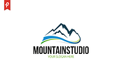 Mountain Studio Logo, a Branding & Logo Template by ft.studio