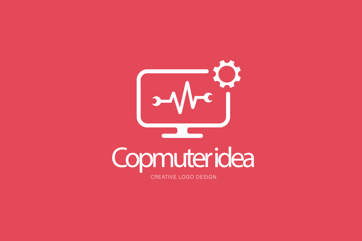 computer service logos, a Branding & Logo Template by Logocreative