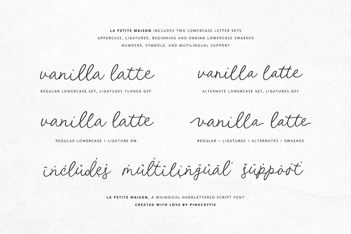 11 Whimsical Handwritten Font Bundle, a Script Font by Pink Coffie