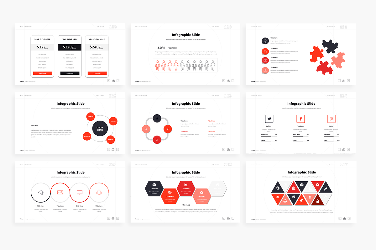 Hope White Powerpoint Template
