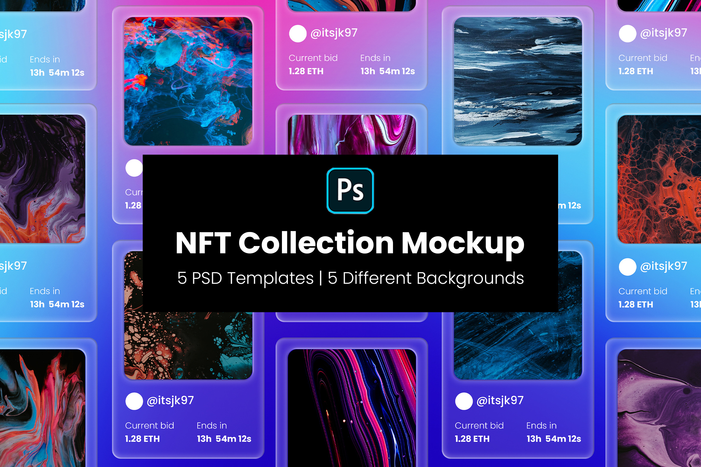 NFT Mockups template