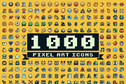 1000 Pixel Art Icons, an Emoji Icon by Poloviiinkin