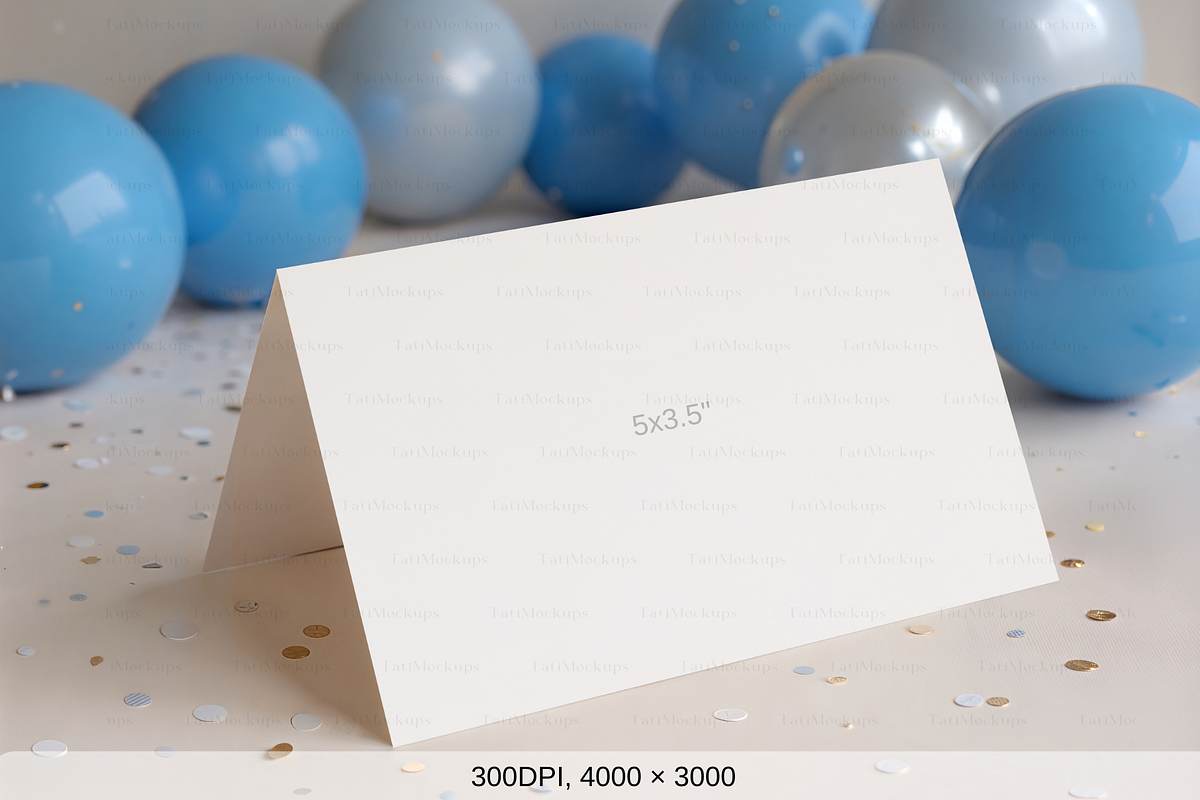 Tent Name Card Mockup, a Product Mockup by TatiMockup