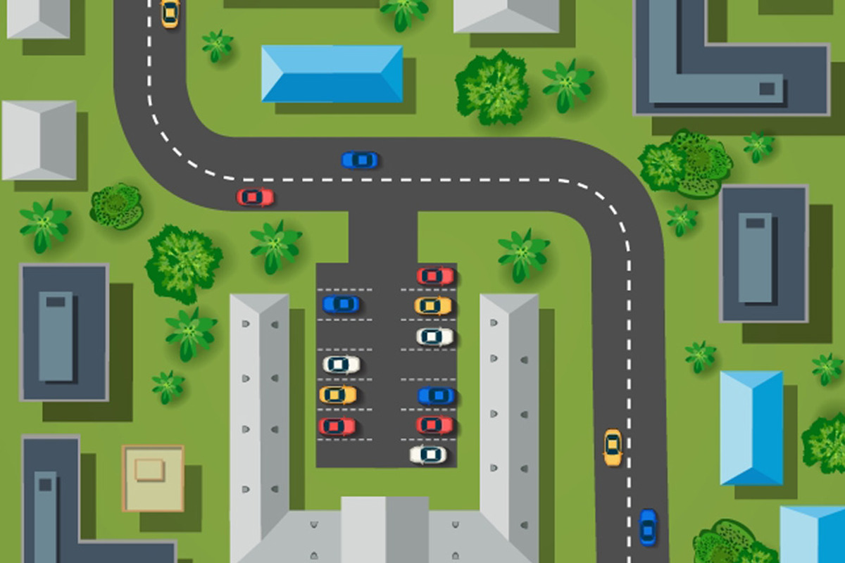 A set of maps top view, a Background Graphic by AlexZeL