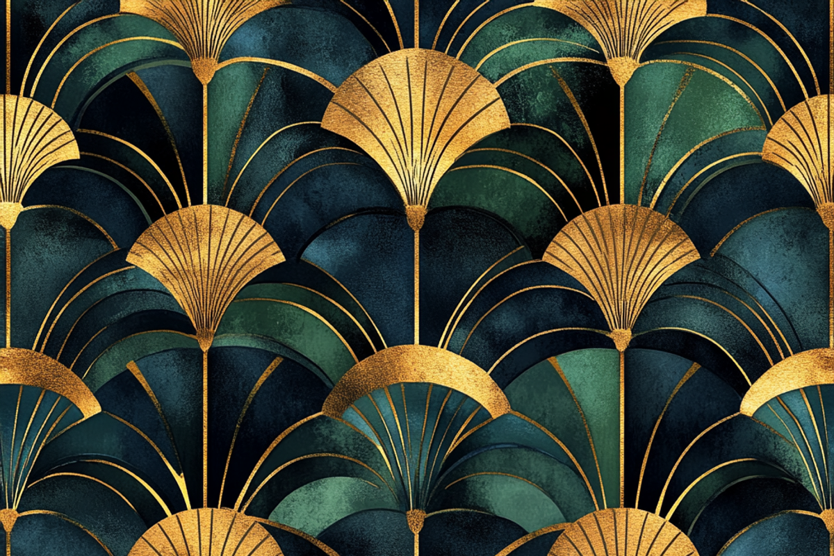 Art Deco Glam Seamless Pattern