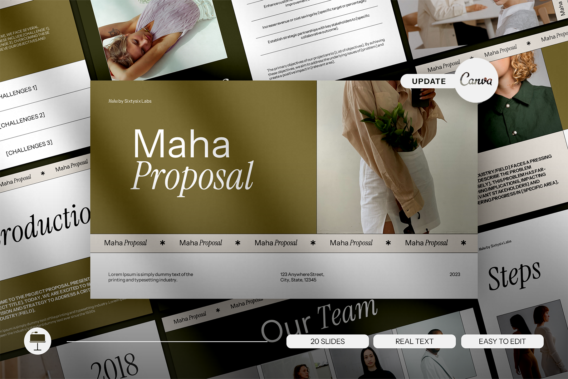 Maha Project Proposal - Keynote | Creative Market