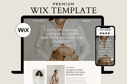 Wix Website Template