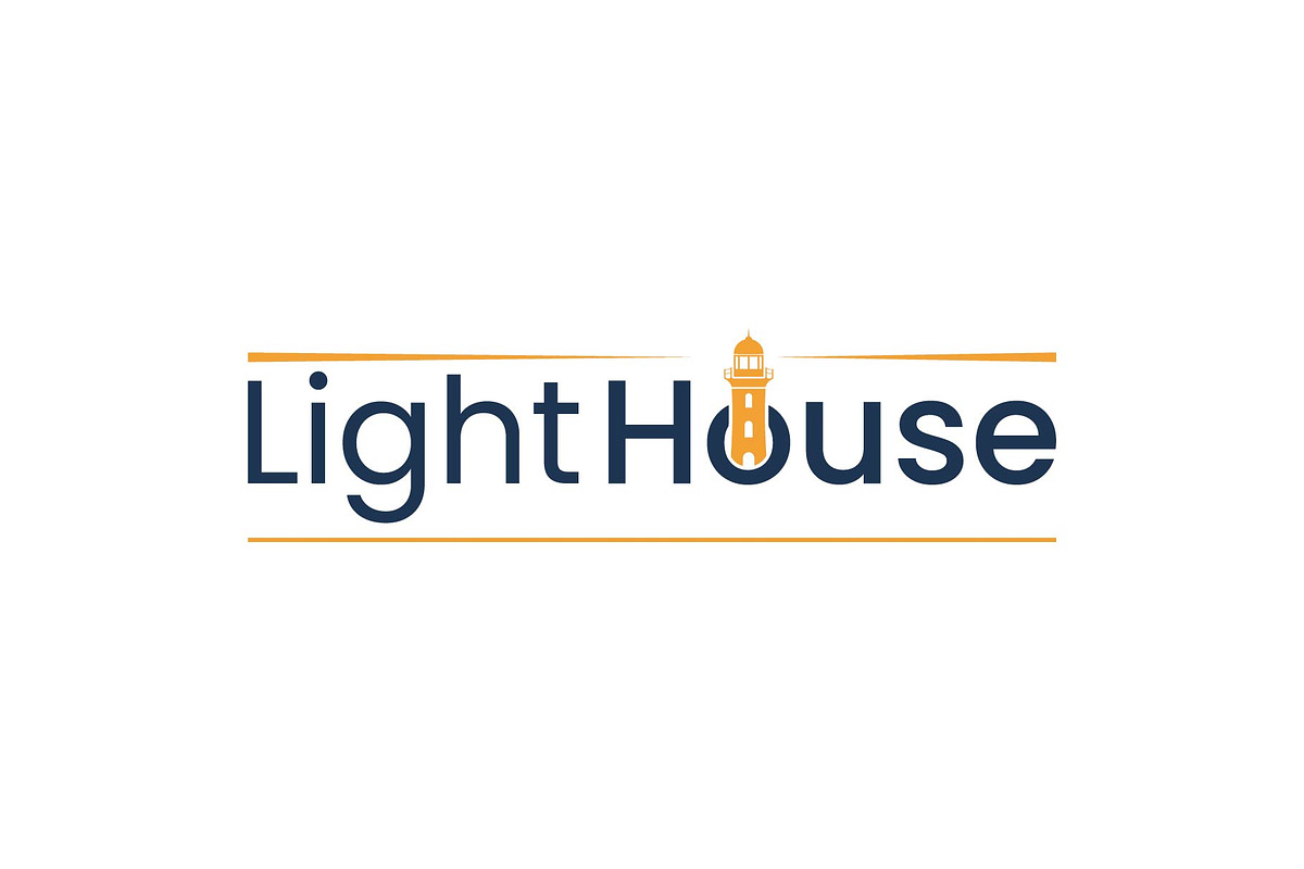 Lighthouse Text Logo Design, a Branding & Logo Template by ...