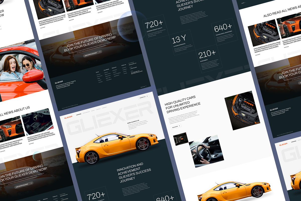 Car Dealership Landing Page, a Landing Page Template by SLAB! Design