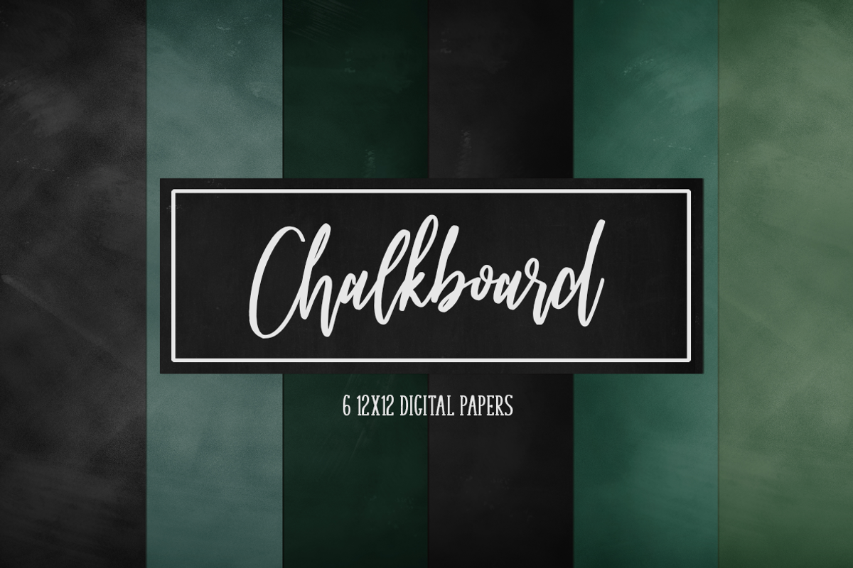 Chalkboard Digital Paper, a Texture Graphic by Photohacklovers