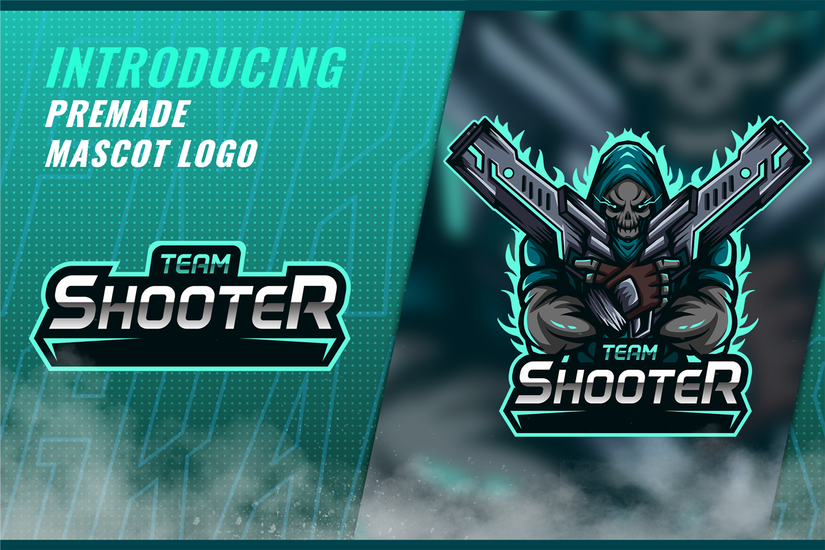 Team Shooter - ESport & Mascot Logo, a Branding & Logo Template by FNR ...
