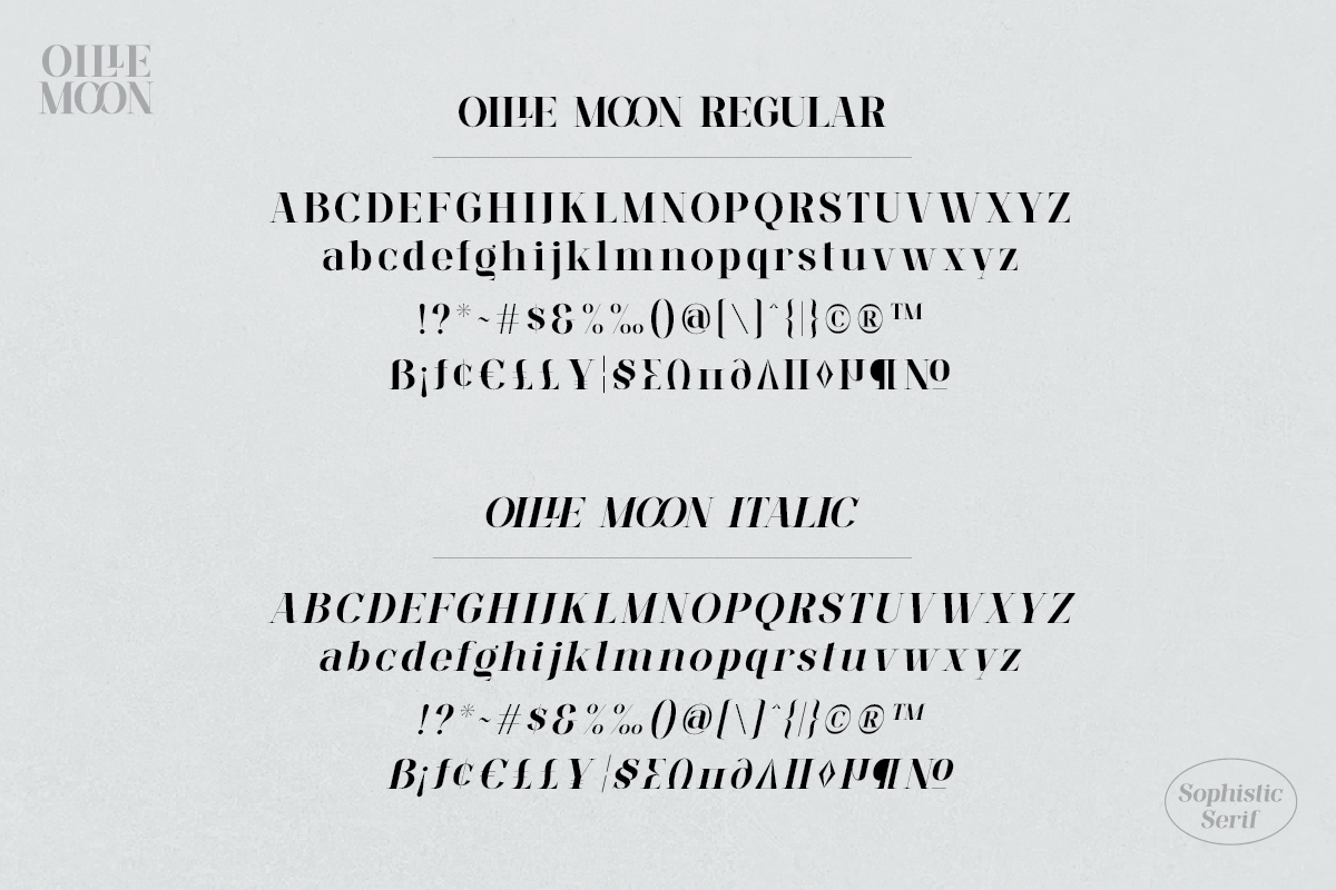 Oille Moon Serif