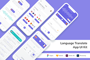 Language Translate App UI Kit, an UI Kit Template by Betush